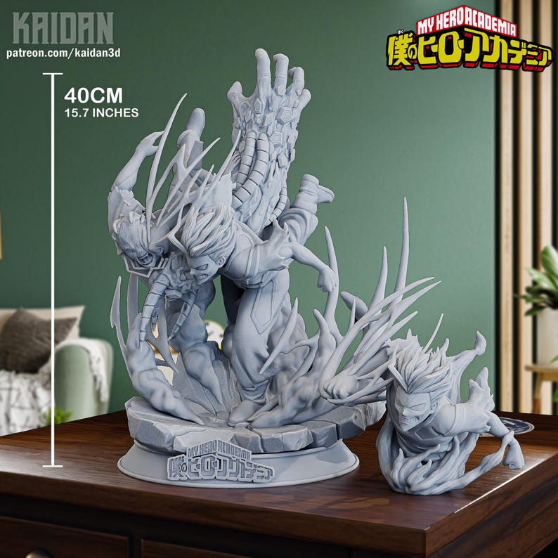 All Might Vs All for One | 8K 3D Printed Figure | Model by Kaidan3d ...