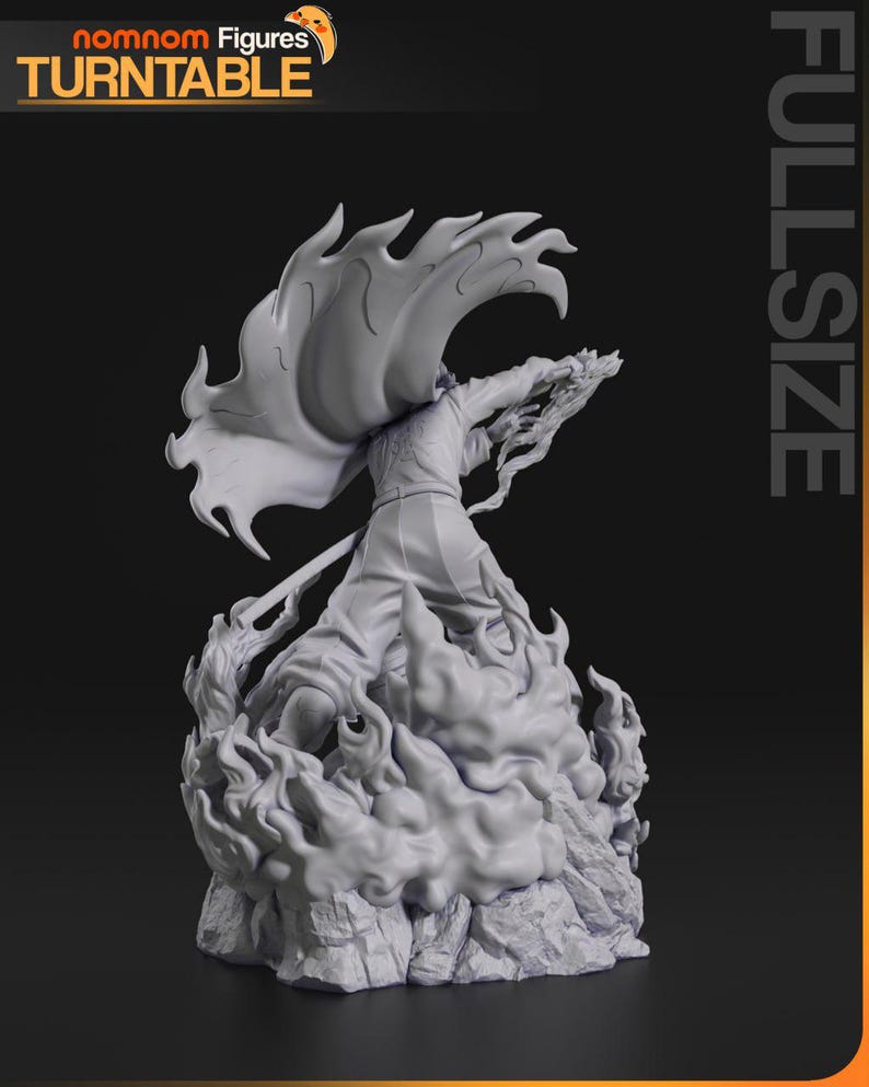 Kyojuro Rengoku | 8K 3D Printed Figure | Unpainted Model by Nomnom ...