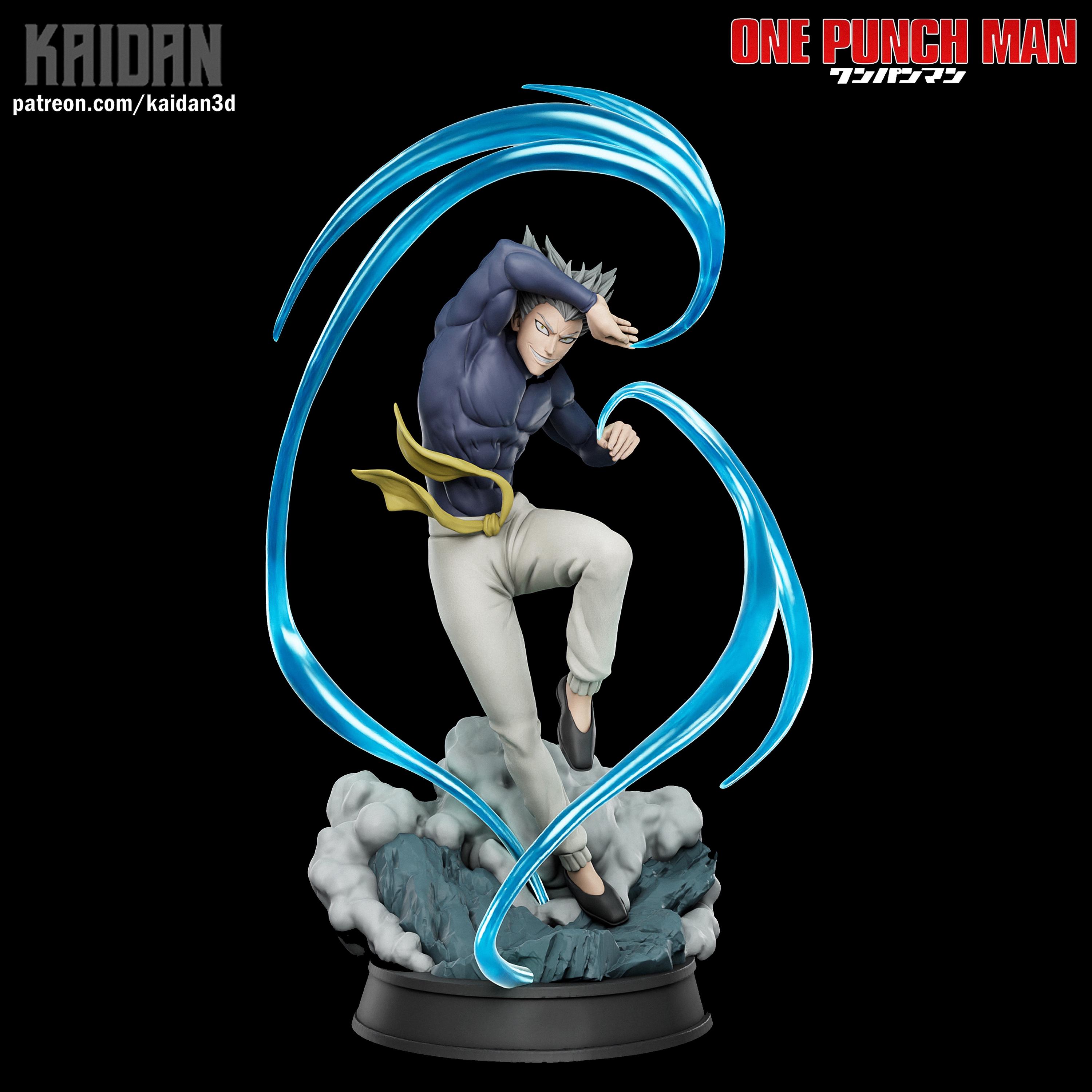 Garou - One-punch Man | 8K 3D Printed Figure | Unpainted Model by ...