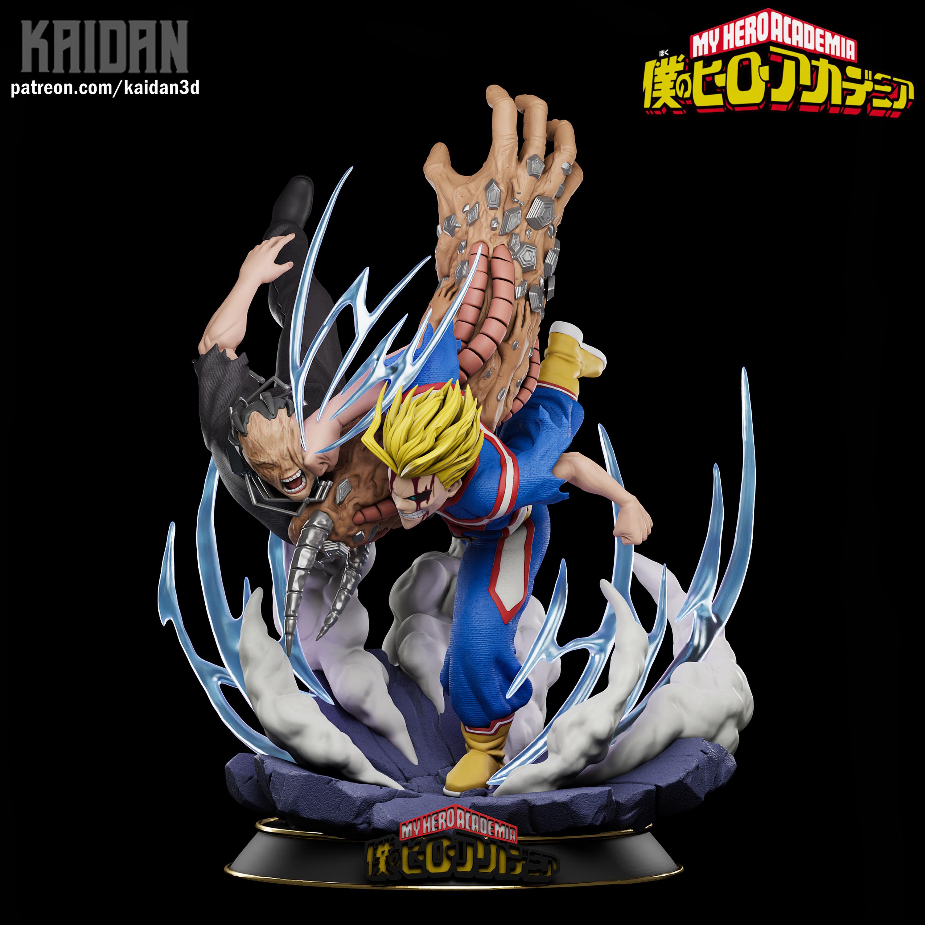 All Might Vs All for One | 8K 3D Printed Figure | Model by Kaidan3d ...