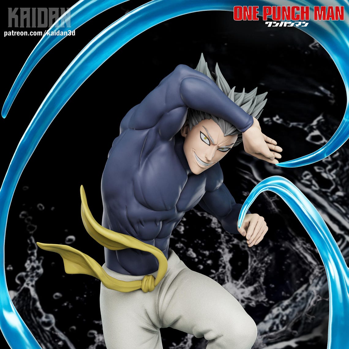 Garou - One-punch Man | 8K 3D Printed Figure | Unpainted Model by ...