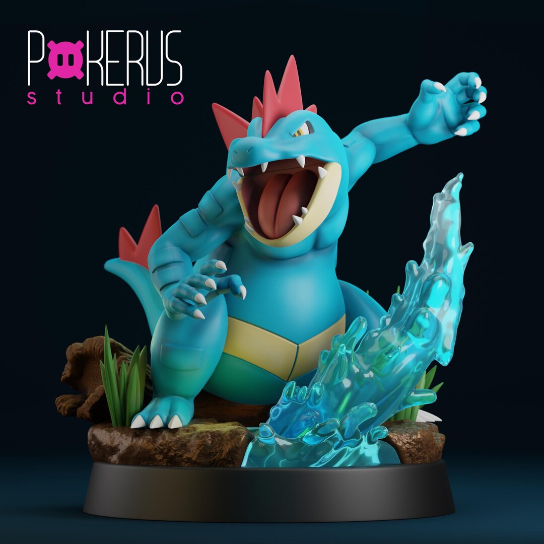 Feraligatr - Pokemon | 8K 3D Printed Figure | Model by Pokerus Studio ...