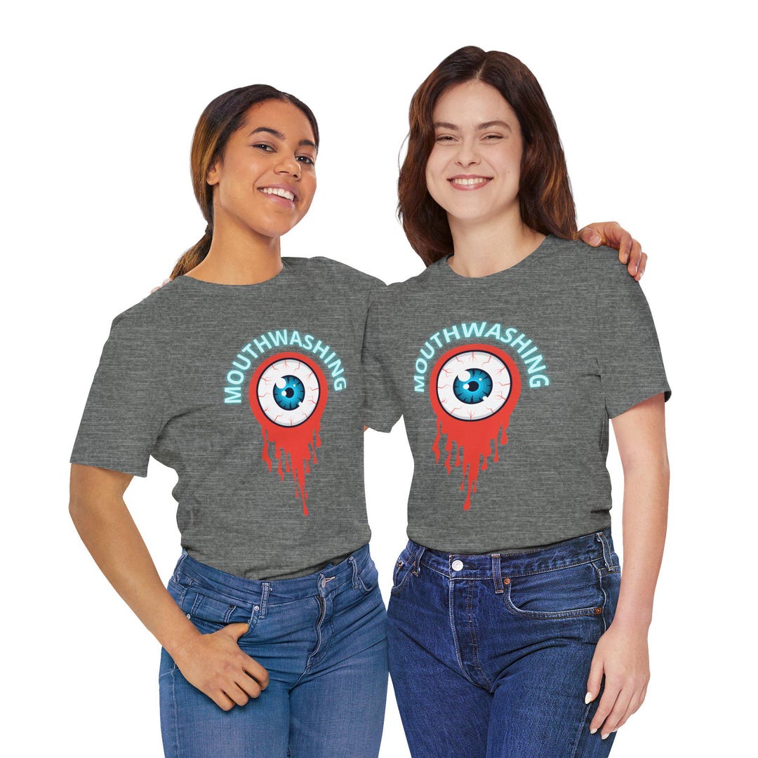 Mouthwashing Eye Art for Horror Fans, Horror Graphic Tshirt, Creepy ...