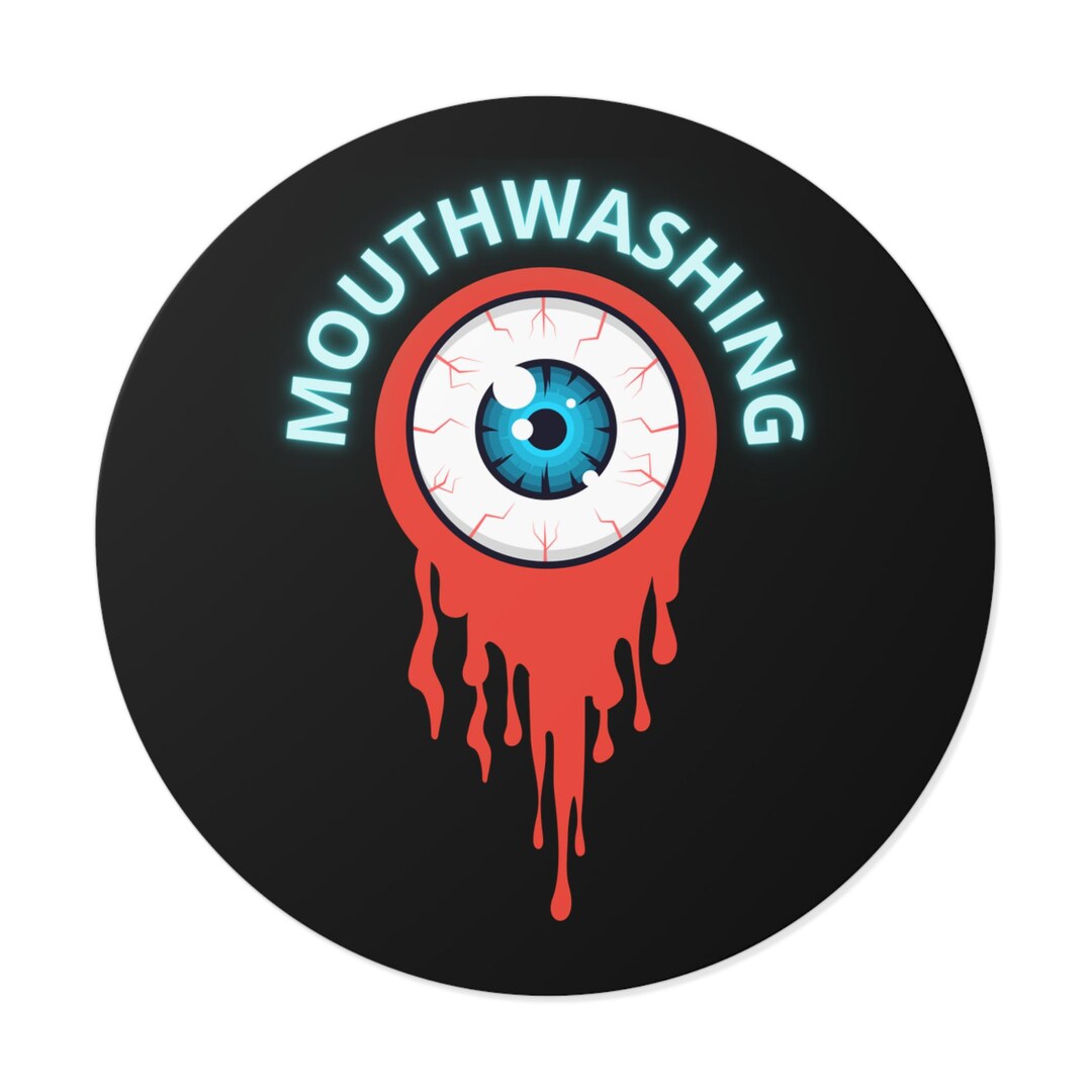 Mouthwashing Captain Curly Game Eyeball Dive,vinyl Stickers, Video Game ...