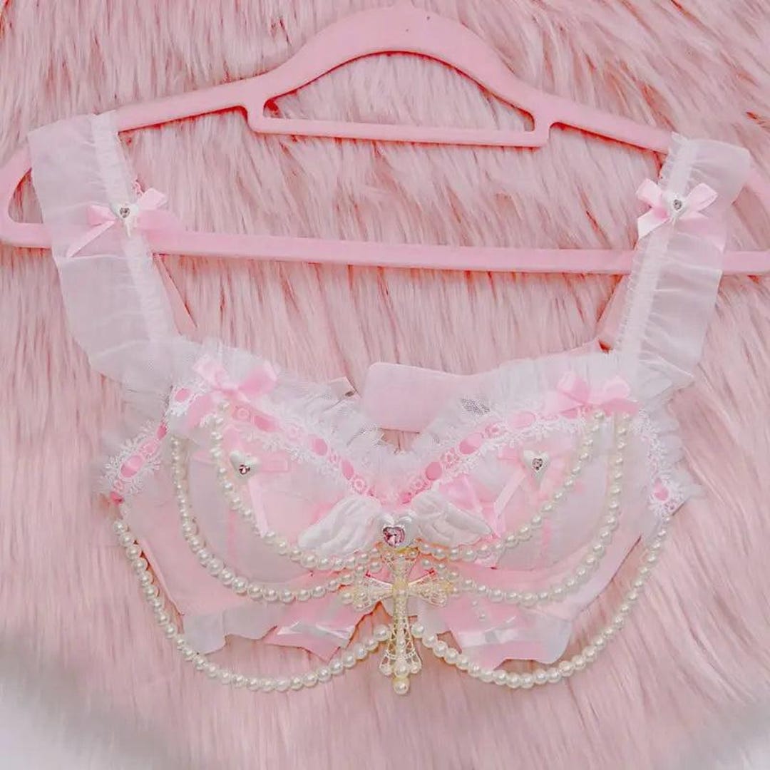 Upcycled Lacy Harajuku-style Bra - Etsy