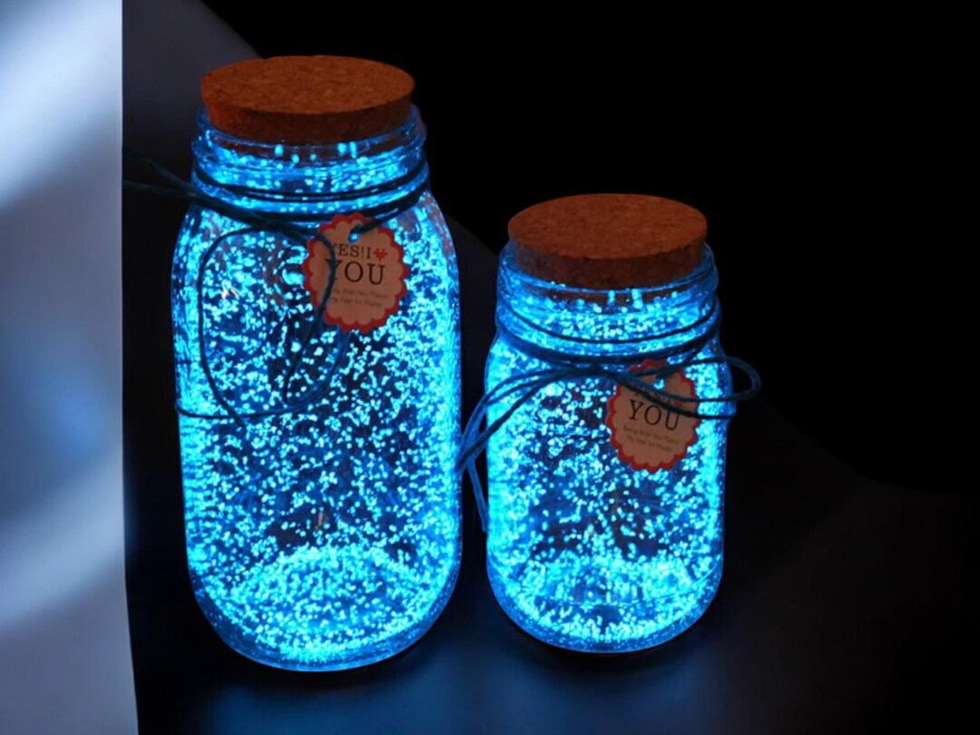 Luminous Particles Sand Colorful Fluorescent Glow Powder, Glow in the ...