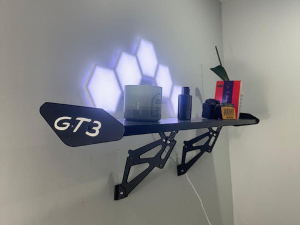 Car Spoiler Wall Shelf Modern Decoration, Cool Gifts, Wing Shelf - Etsy