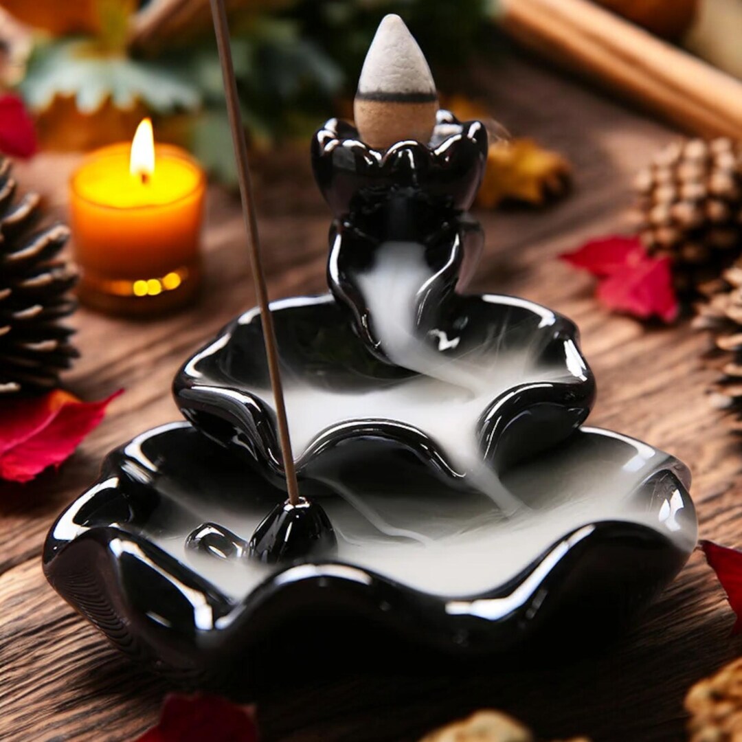 Creative Home Decor Backflow Stick Incense Burner Ceramic Censer for ...