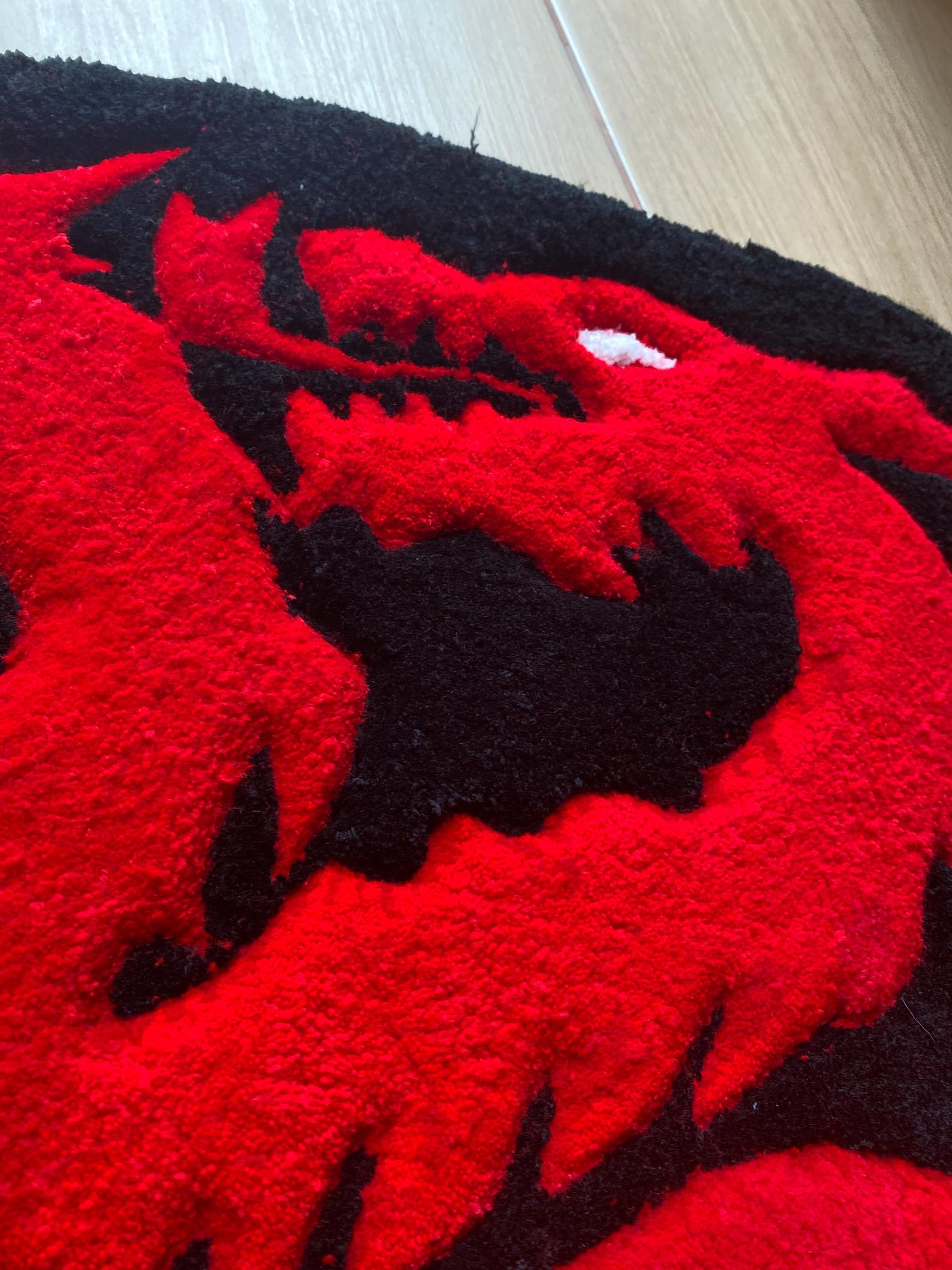 FREE SHIPPING. House Targaryen Rug - Three-headed Dragon Sigil, Custom ...