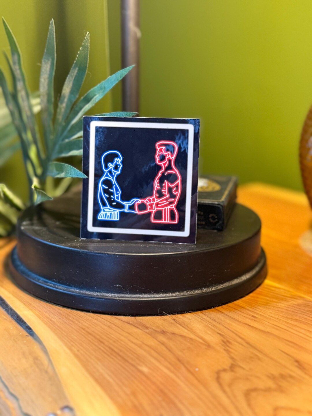 Neon Rocky and Ivan Drago Vinyl Sticker - Etsy