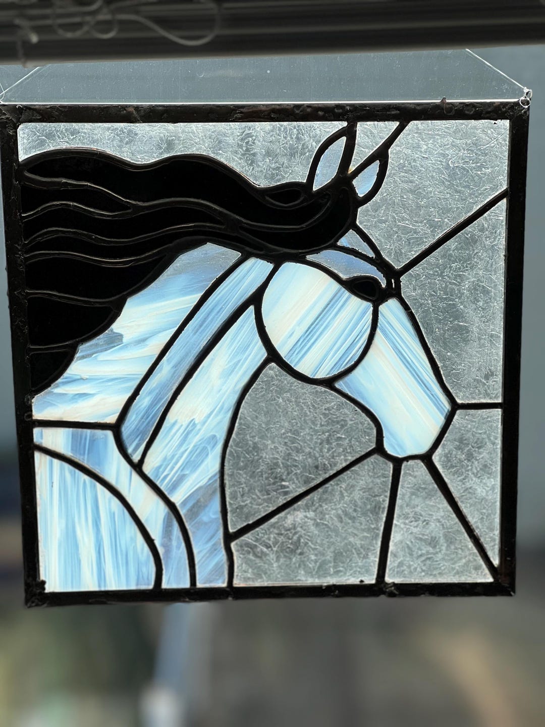 Majestic- Stained Glass Piece: - Etsy