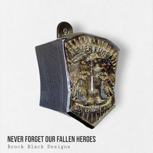Side Mounted Horn Cover 3D Never Forget Our Fallen Heroes Horn Cover - Etsy