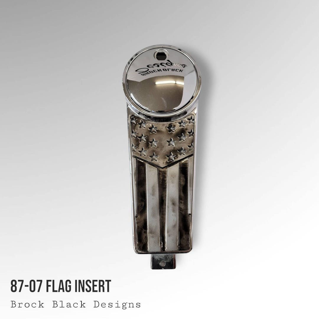 87-07 Harley Touring Console Insert With 3D American Flag - Etsy