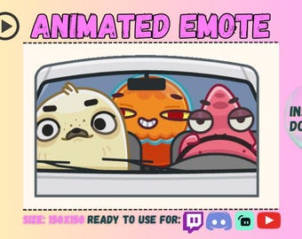 Twitch CAR DANCING Animated Sub Wiggling Emote Animal Jumping/what is ...