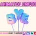 Twitch Goodbye Bye Animated Sub Emote Big Letters Emoji/text Emotes ...