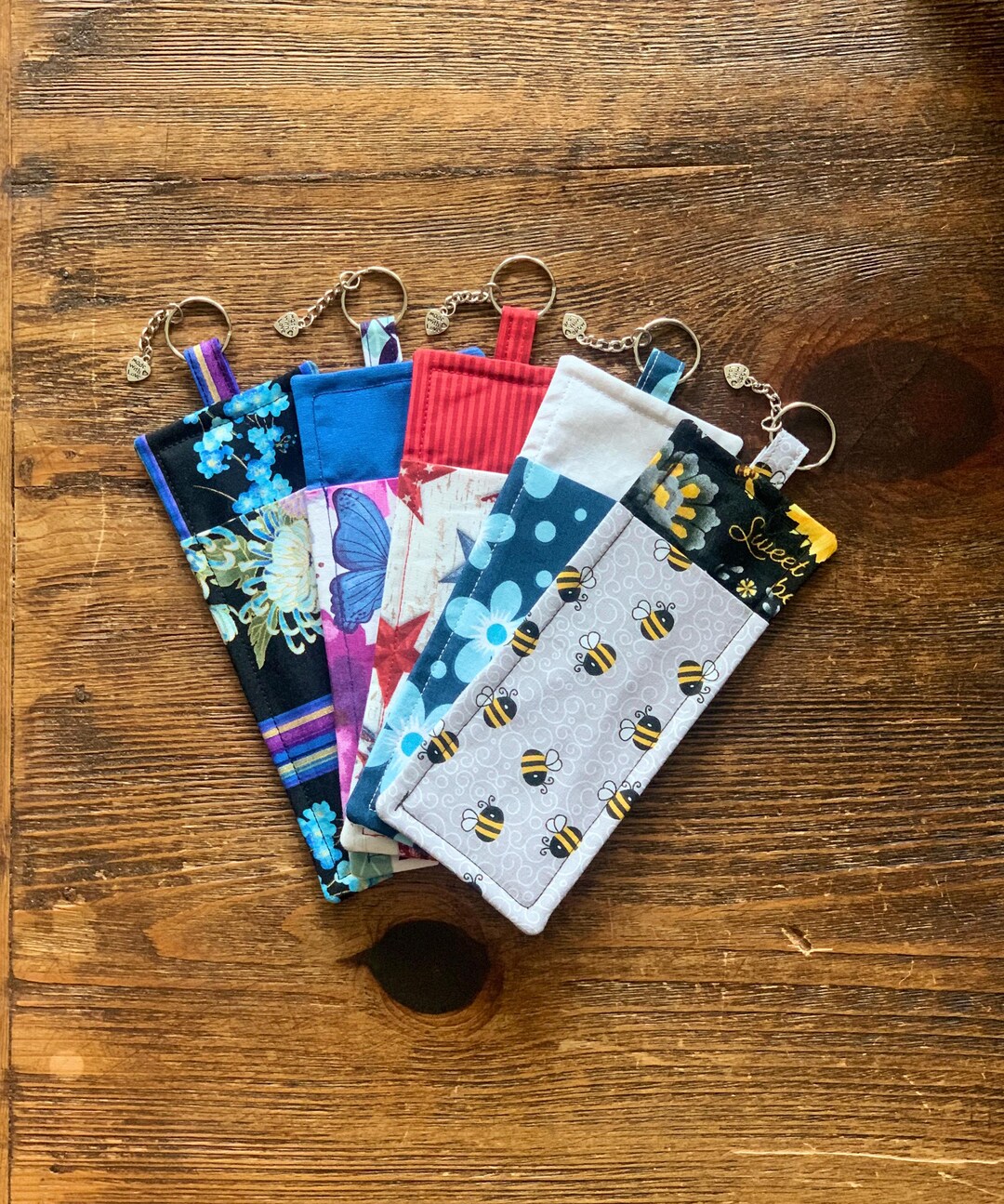 Fabric Pen & Eyeglass Holder: Lanyard, Purse, Backpack Clip. - Etsy