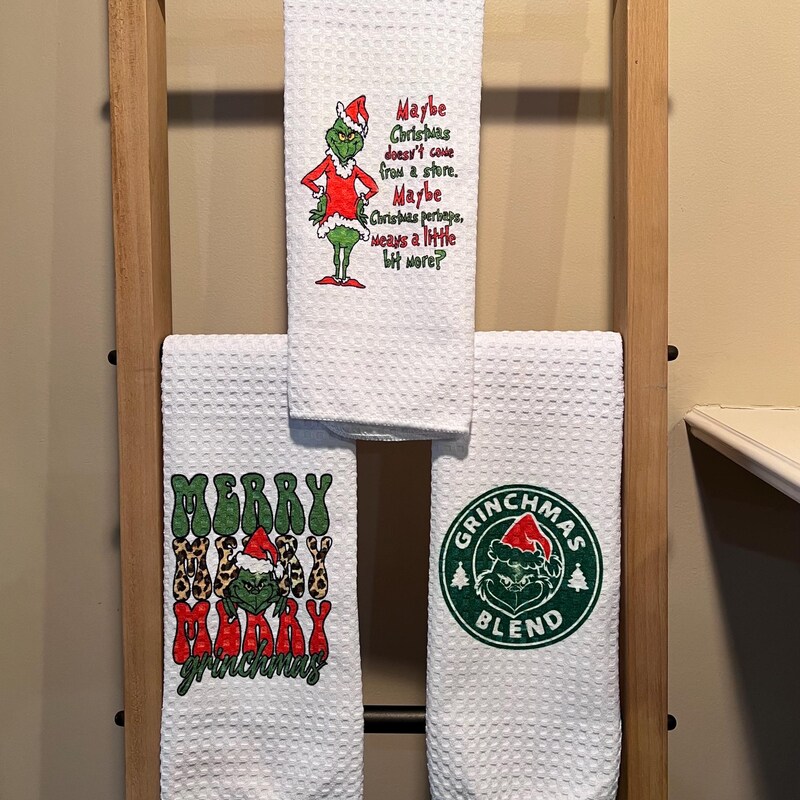 Grinch Towels - Etsy