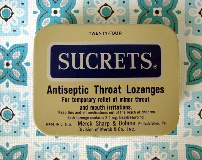 Vintage Sucrets in Box CUTE - Etsy