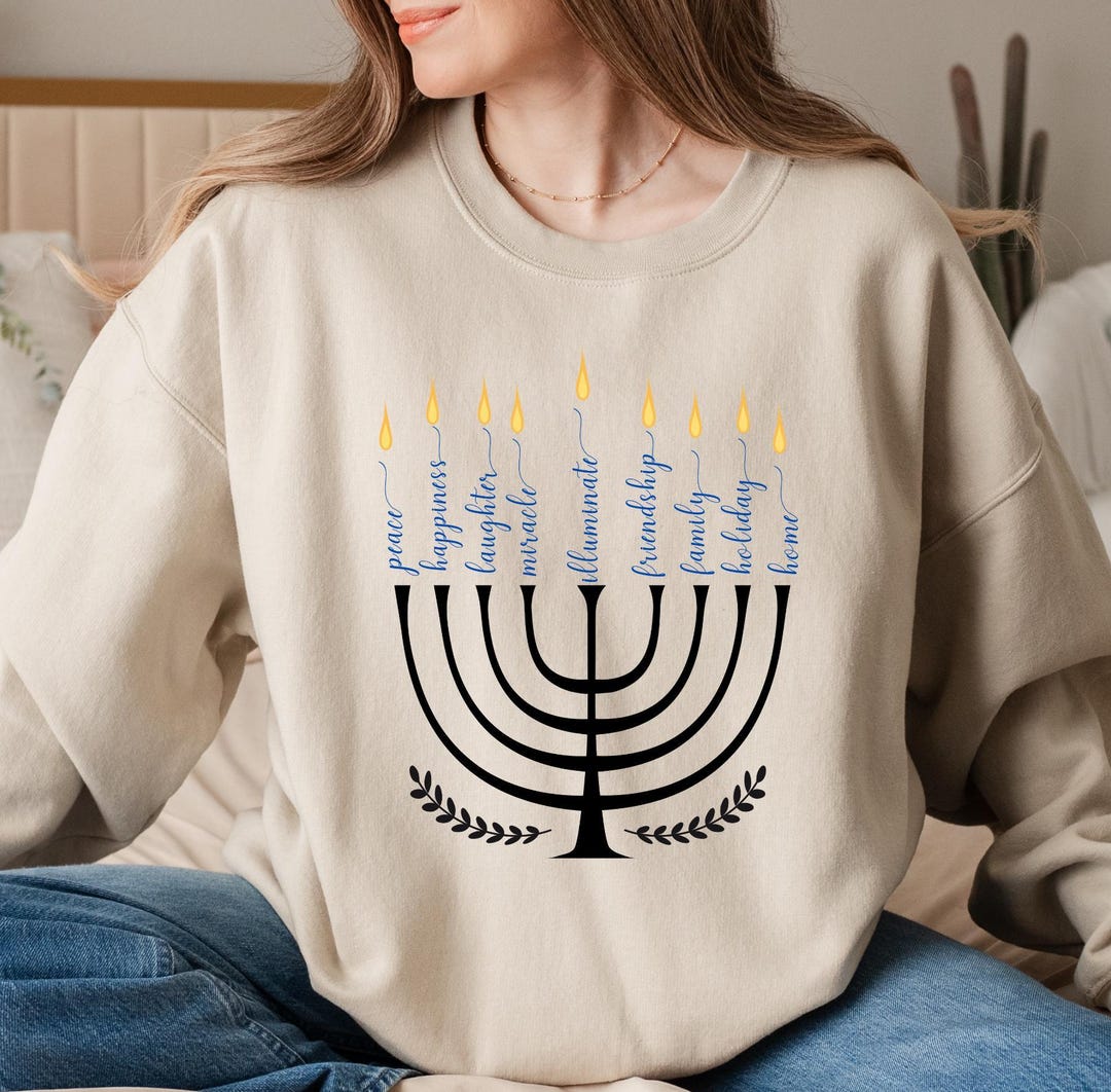 Hanukkah Sweater, Happy Hanukkah, Chanukkah Gift, Jewish Saying Shirt ...