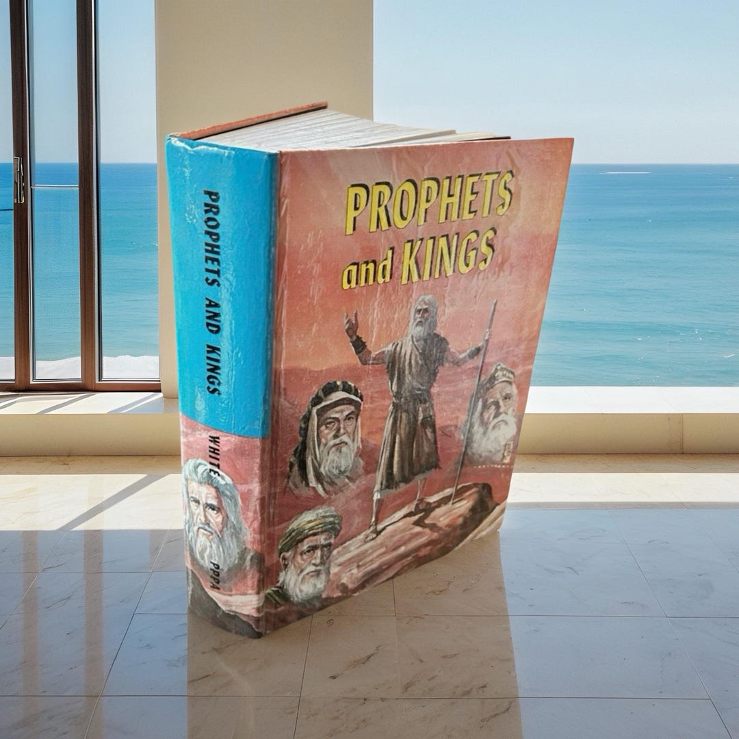 Prophets and Kings, Ellen G. White, 1943 Hardcover, Illustrated Vintage ...