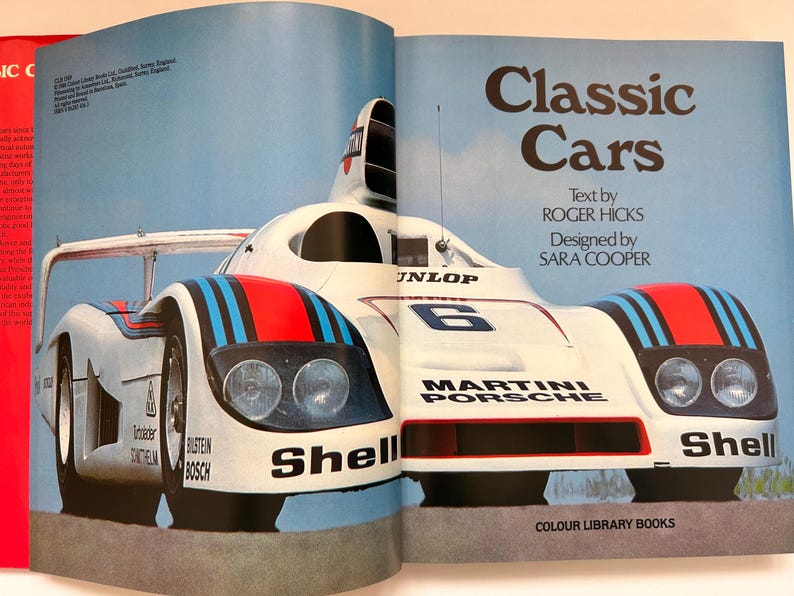 Classic Cars Hardcover Book – Retro Automobile Photography, MCM Decor ...