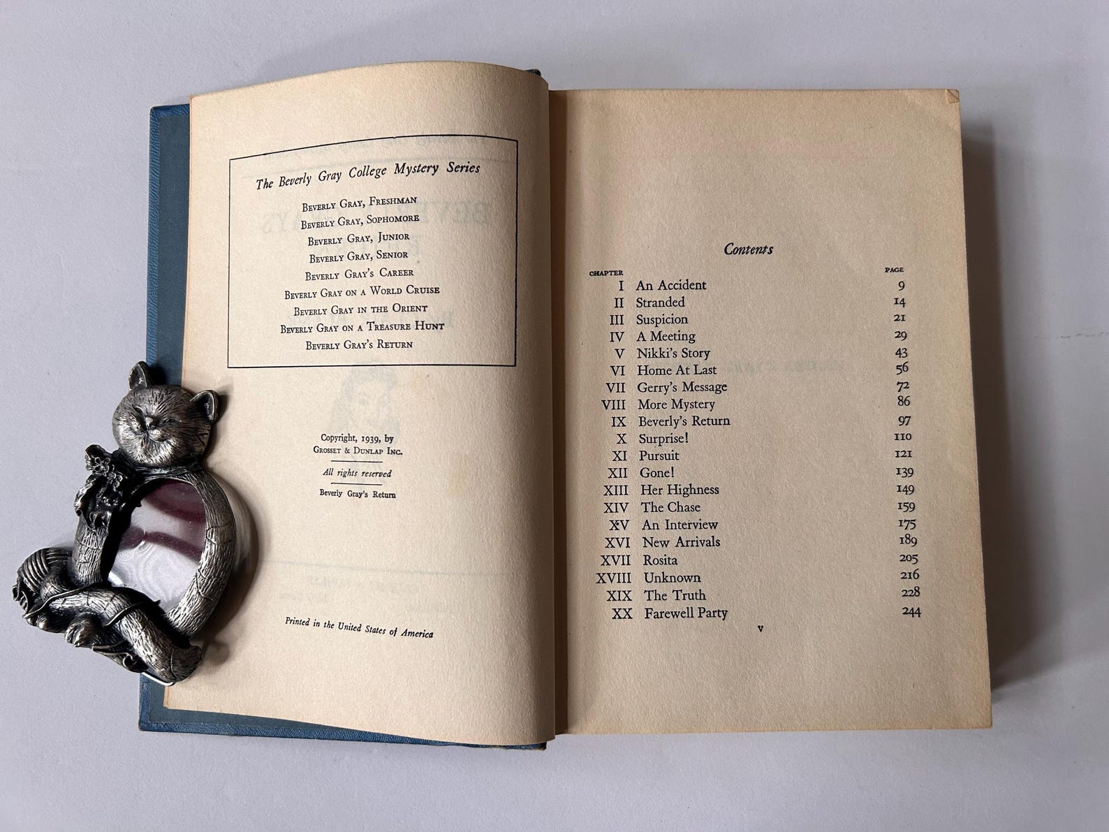 Vintage Book - 1939 Beverly Gray #9, Beverly Gray's Return - Etsy