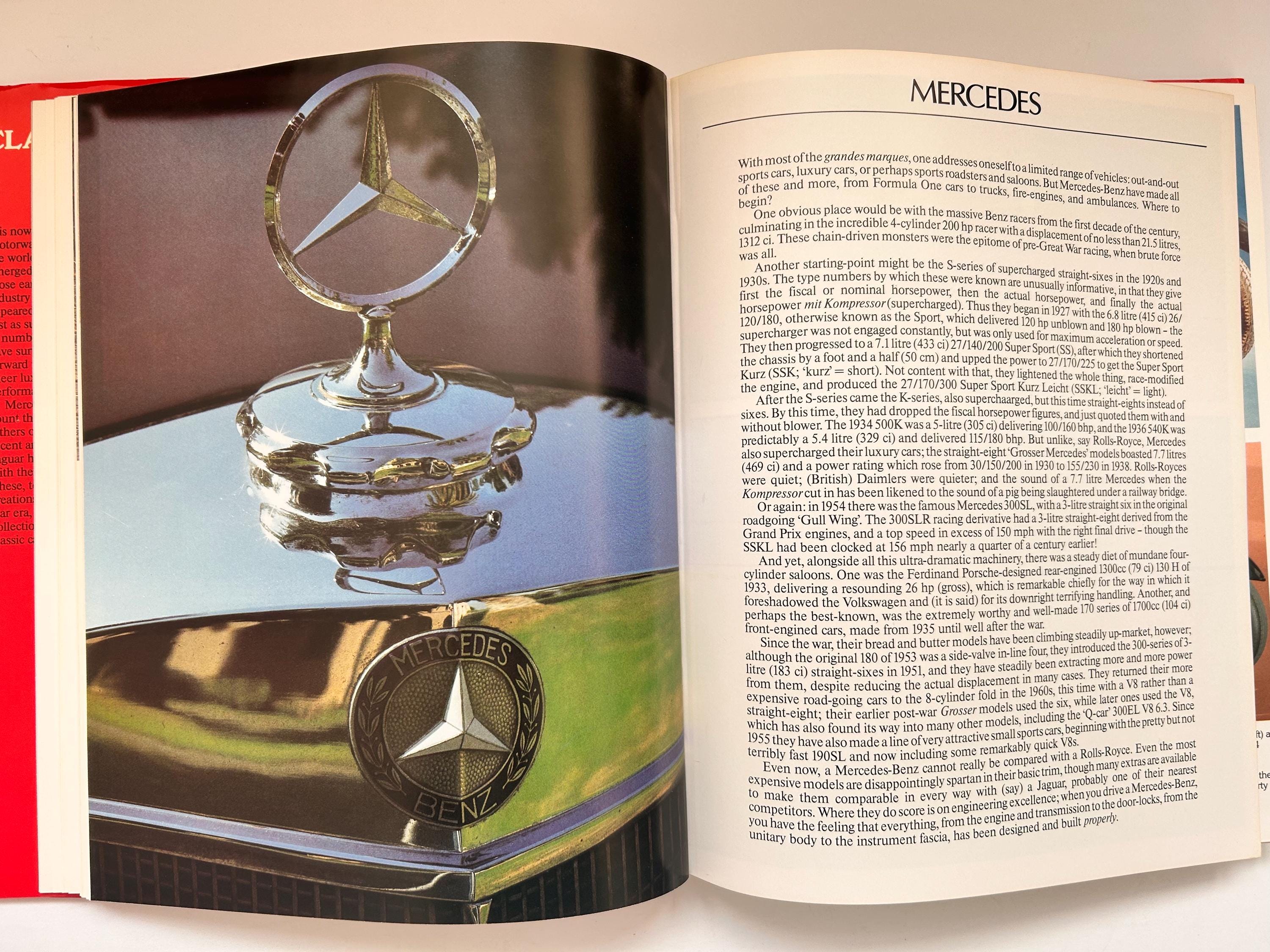 Classic Cars Hardcover Book – Retro Automobile Photography, MCM Decor ...