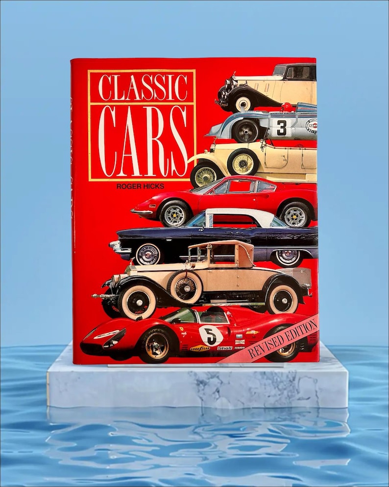 Classic Cars Hardcover Book – Retro Automobile Photography, MCM Decor ...