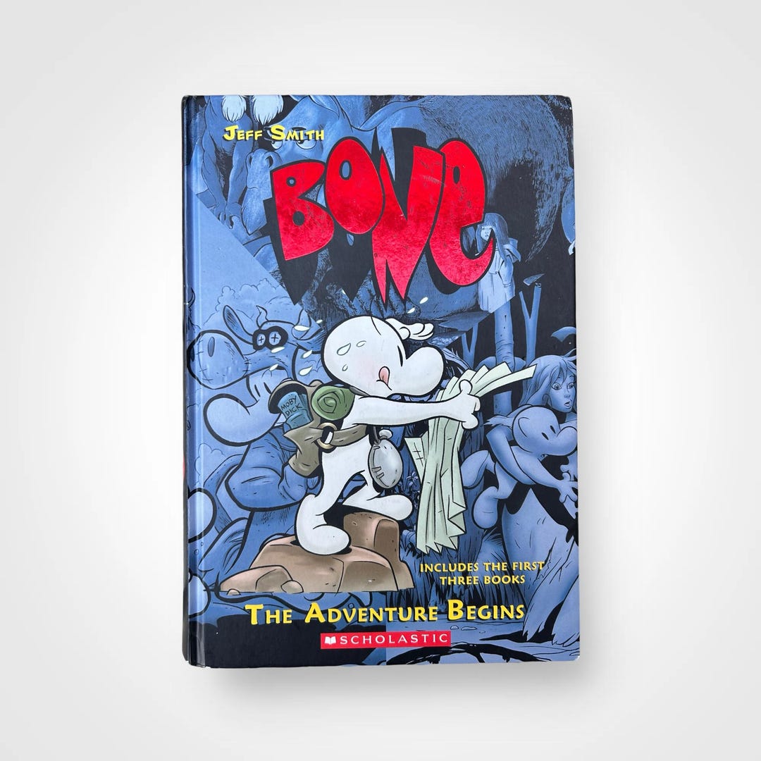 Jeff Smith’s Bone the Adventure Begins First Three Books 1-3 Scholastic ...