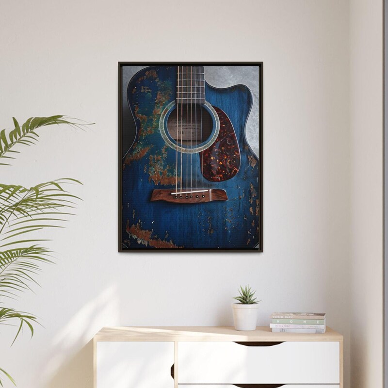 Vintage Guitar Art - Etsy