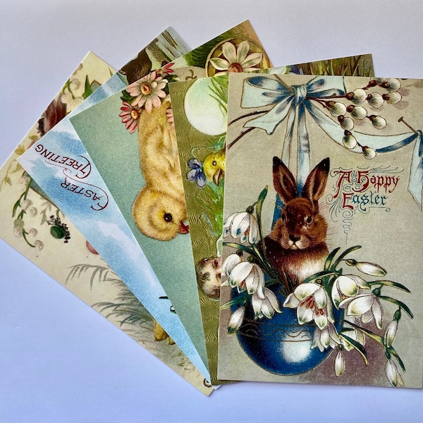 Easter Postcard - Etsy
