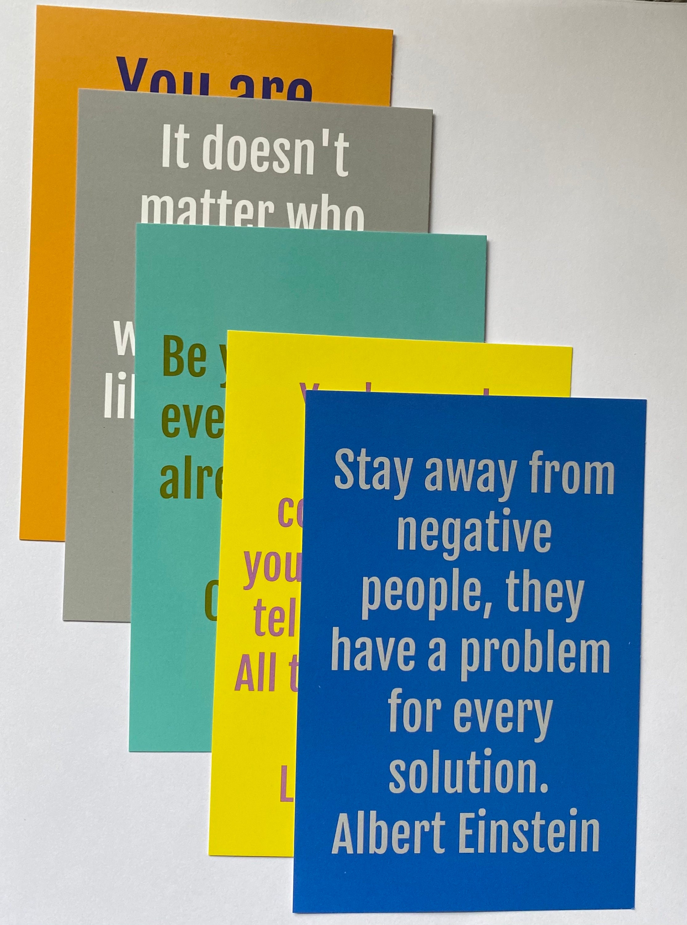 Five Clever Quips Postcards - Etsy Norway