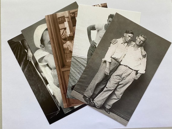 Five Fine Fellows Postcards - Etsy