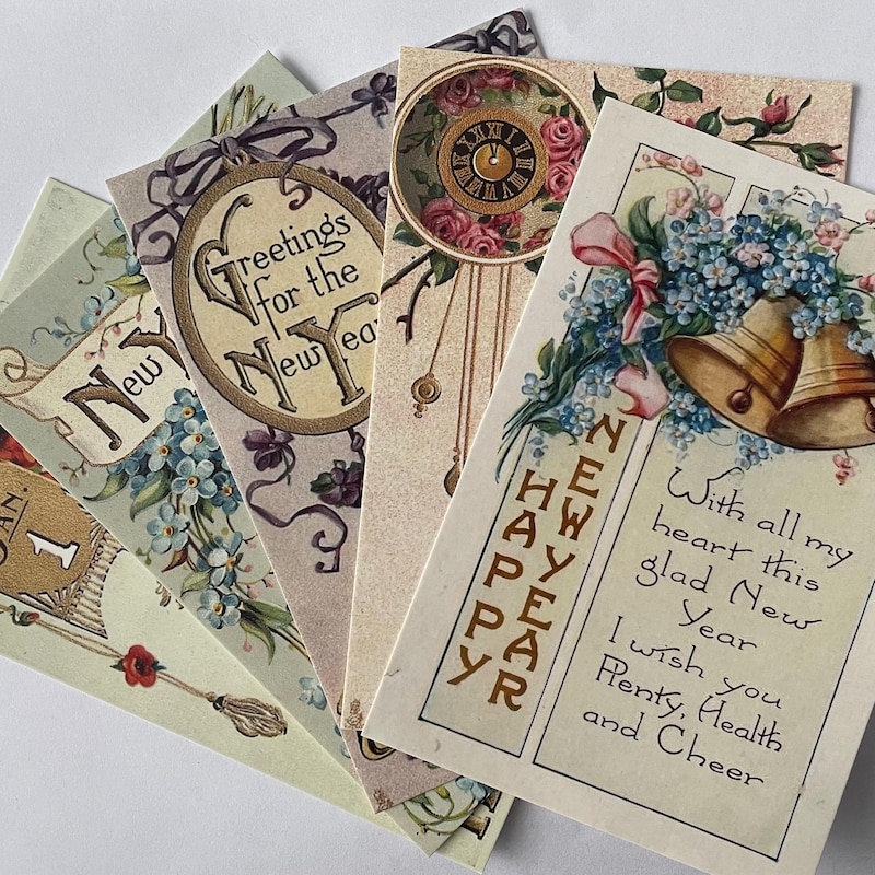 Post Cards New Years - Etsy