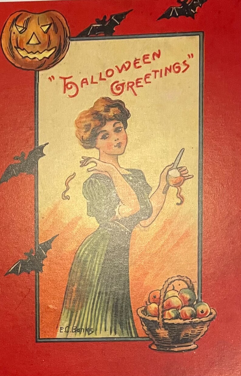 Five Fun Retro Reproduction Halloween Postcards. - Etsy