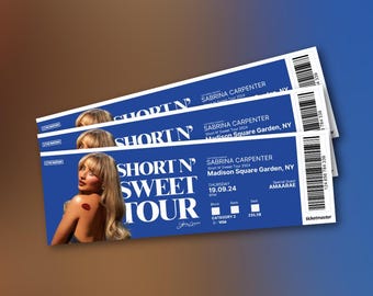 Physical Ticket Template Customizable and Printable - Etsy