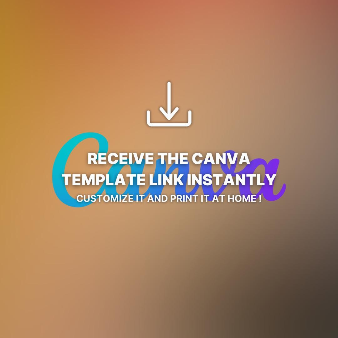 Physical Ticket Template Customizable and Printable - Etsy