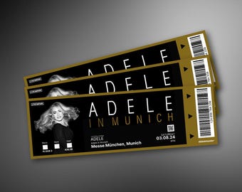 Physical Ticket Template Customizable and Printable - Etsy