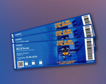 Physical Ticket Template Customizable and Printable - Etsy