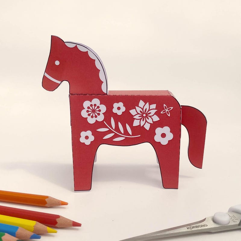 Fire Horse Printable - Etsy