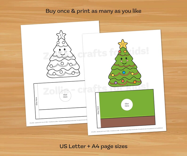 Penguin Printable Bundle Cut and Paste Xmas Kids Craft, Colouring Fun ...