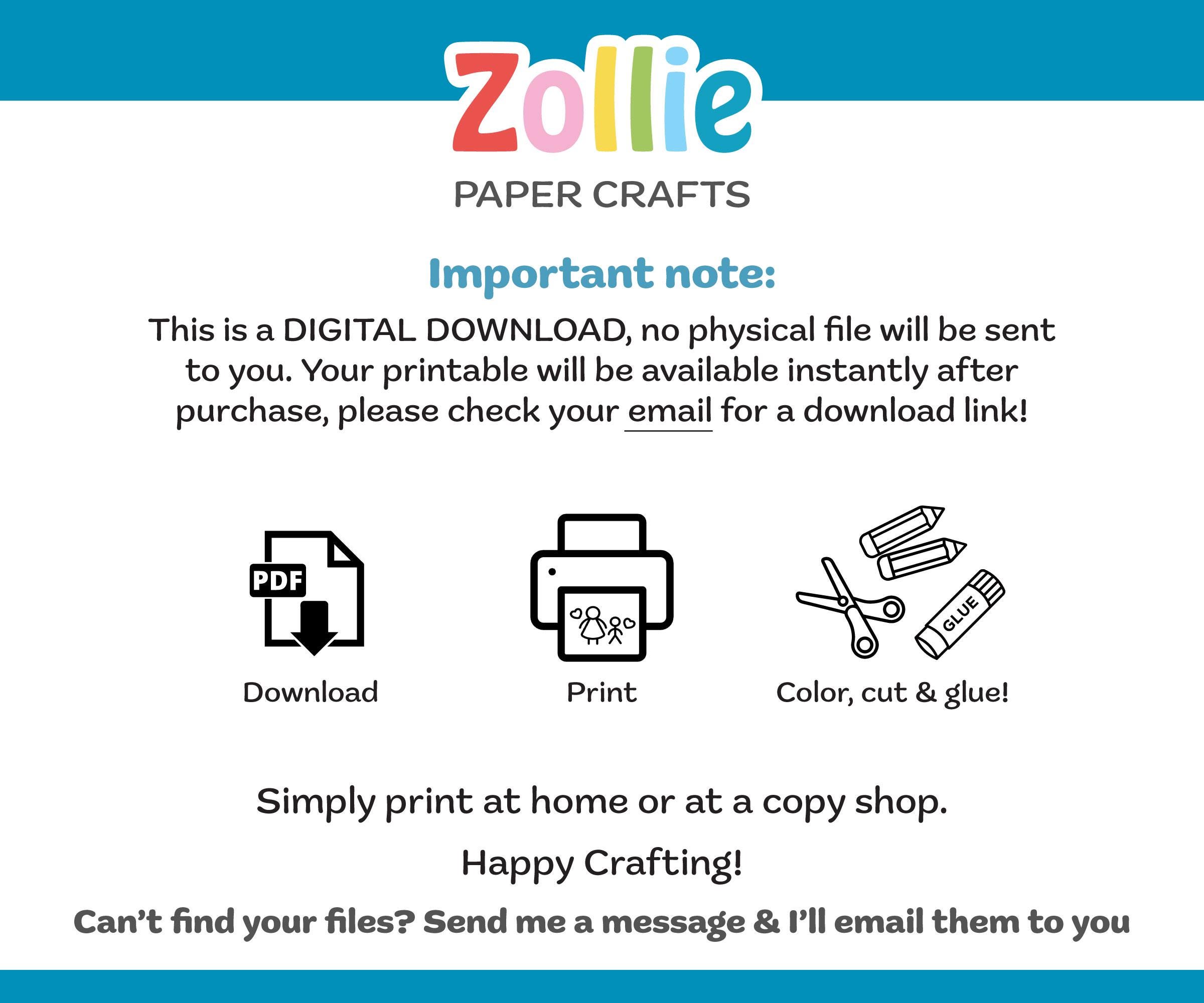 Penguin Printable Bundle! - Arctic Fox, Polar Bear, Easy and Fun, Cut ...