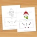 Santa Craft Bundle: Cut & Paste Xmas Decorations (digital Download) - Etsy