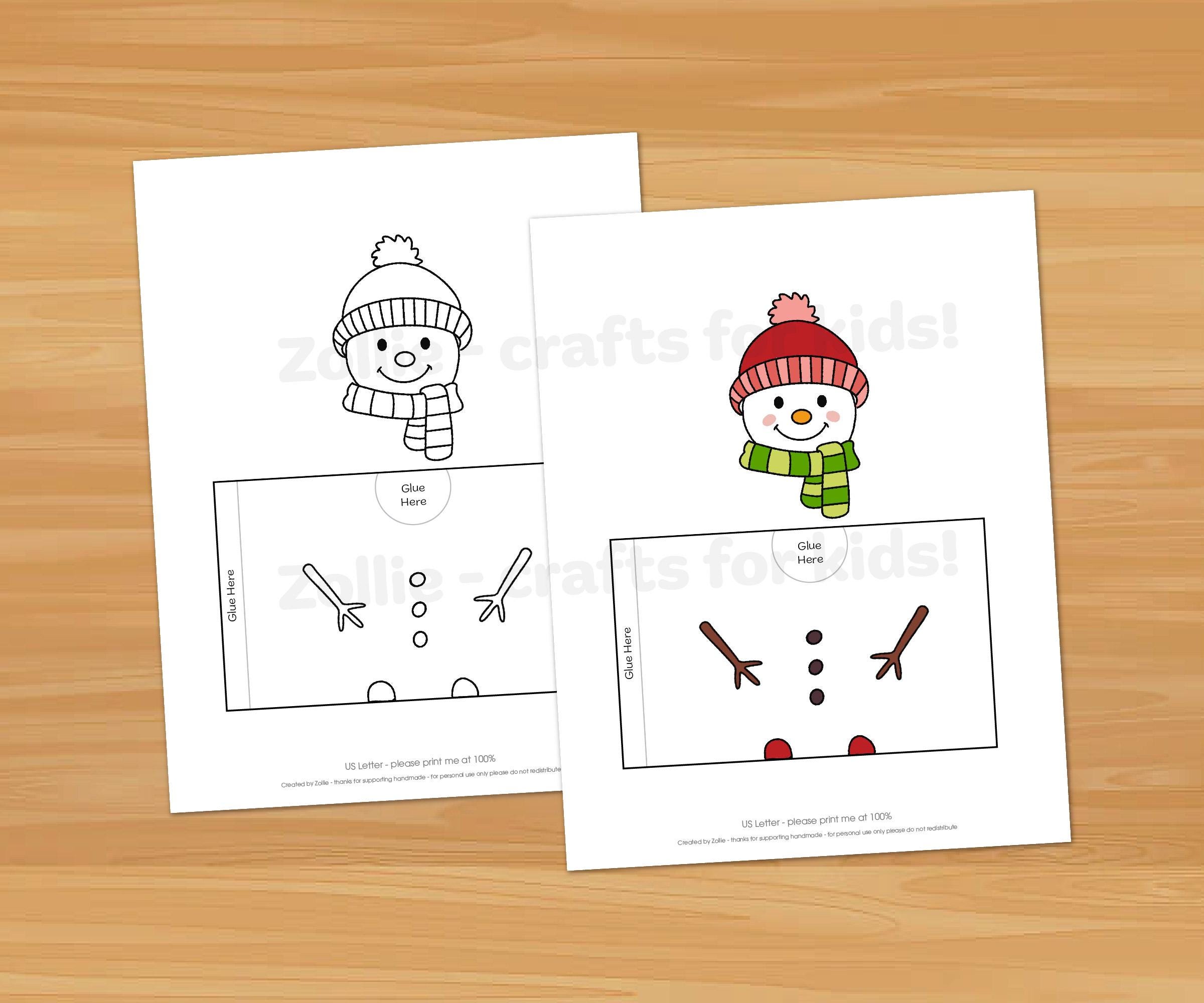 Santa Bundle! - Cut and Paste Xmas Printable Kids Craft, Colouring Fun ...