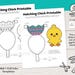 Easter Chick Craft: Color, Cut & Paste Activity (PDF Download) - Etsy