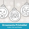 Christmas Tree Craft Kit: Printable Ornament for Kids (PDF) - Etsy UK