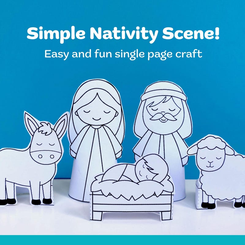 Simple Nativity - Etsy