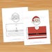 Santa Cut and Paste Craft: Xmas Paper Decoration (digital Download) - Etsy
