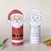 Santa Cut and Paste Craft: Xmas Paper Decoration (digital Download) - Etsy