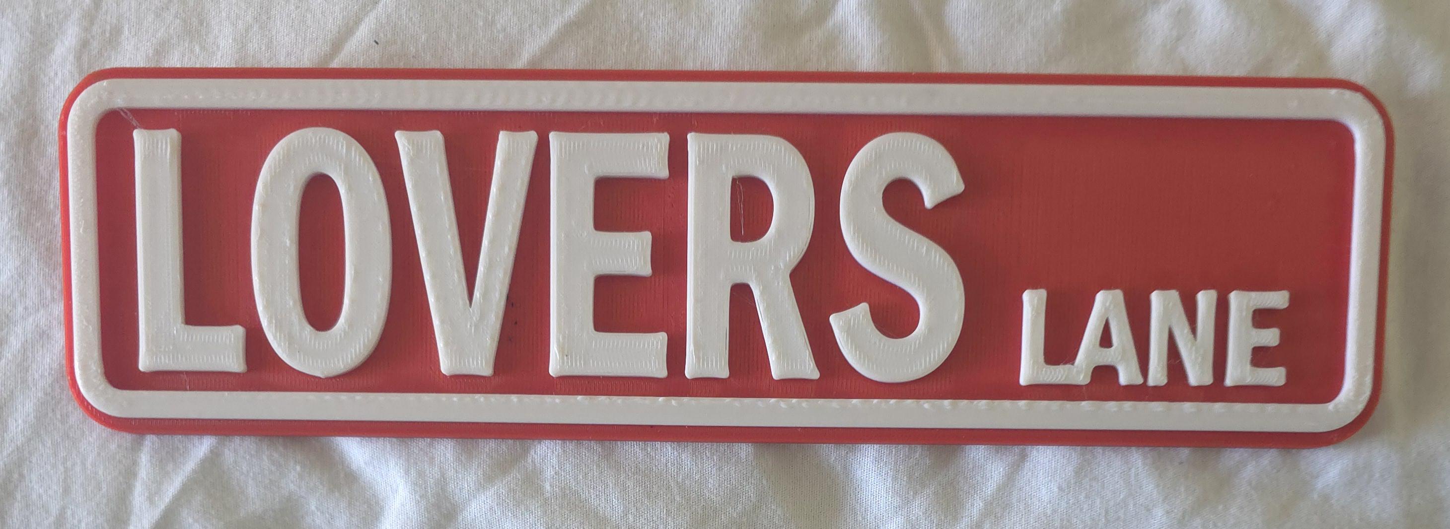 Street Signs - Custom Made 3D Printed - Etsy